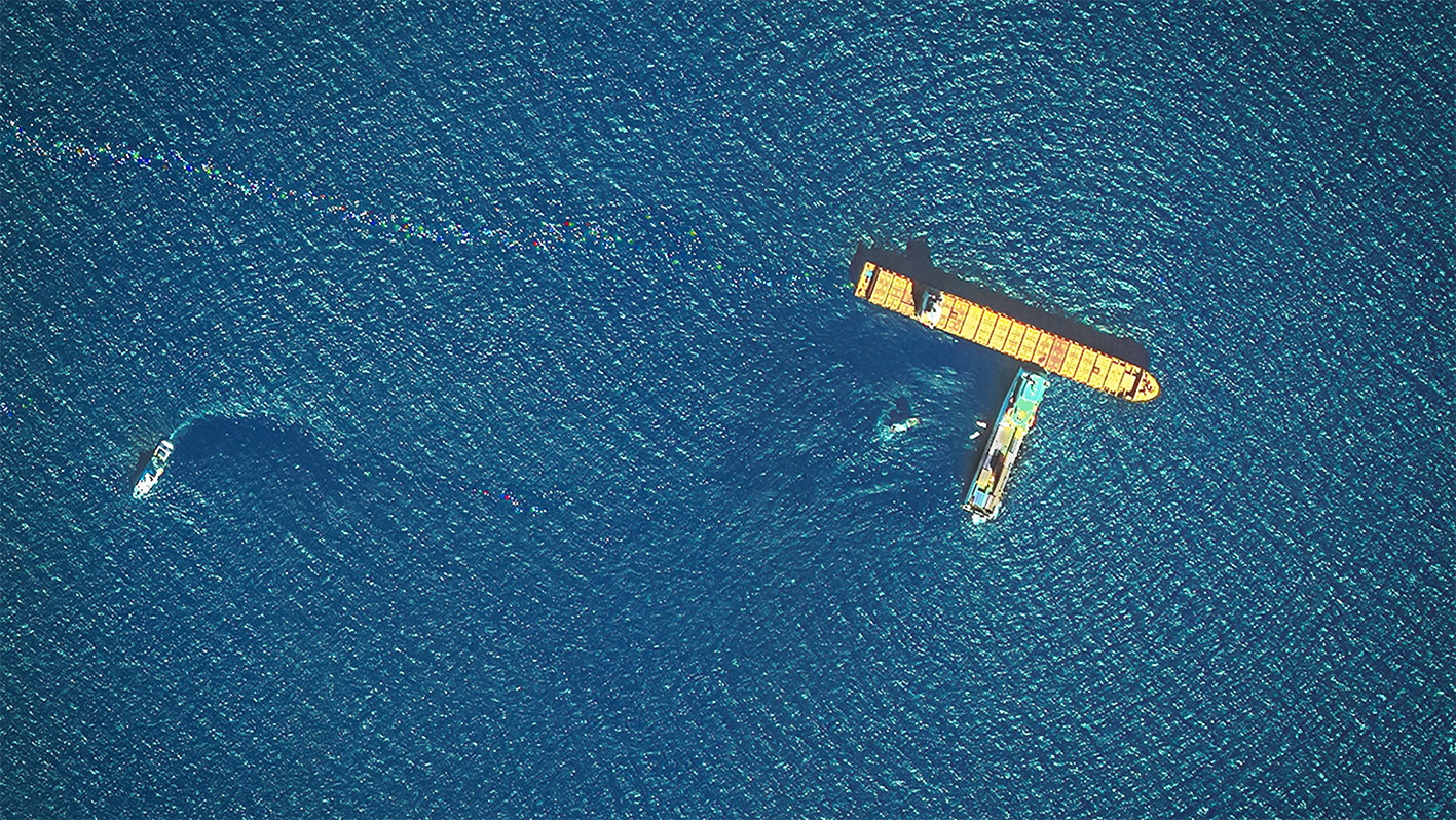 Major Oil Spill In The Mediterranean | European Space Imaging